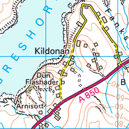 Greshornish Point - Route Map