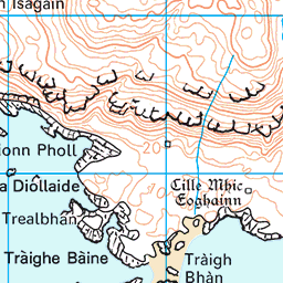 Ormaig and Kilvekewen, Isle of Ulva - Route Map