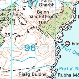 Balnahard and Tràigh Ban - Route Map