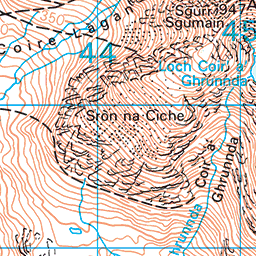Loch Coruisk circuit (access by boat) - Route Map