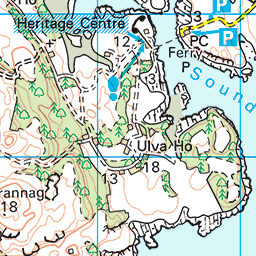 Livingstone Walk - Ulva - Route Map