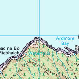 Ardmore Shore Walk, near Tobermory - Route Map