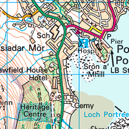 Portree Forest and bay - Route Map