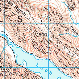 Loch Coruisk circuit (access by boat) - Route Map