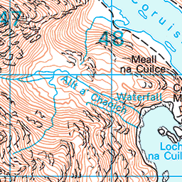 Loch Coruisk circuit (access by boat) - Route Map