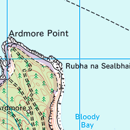 Ardmore Shore Walk, near Tobermory - Route Map
