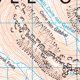 Ben More (Mull) from Dhiseig - Route Map