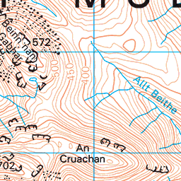 Ben More (Mull) from Dhiseig - Route Map