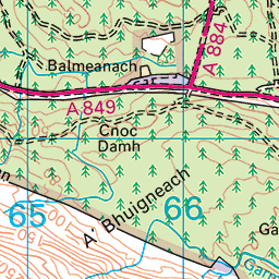 Garmony Point and Fishnish - Route Map