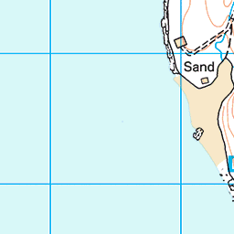 Sand to Applecross Bay - Route Map