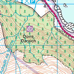 Garmony Point and Fishnish - Route Map