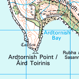 Garmony Point and Fishnish - Route Map