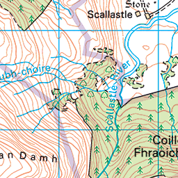 Dùn da Ghaoithe, near Craignure - Route Map