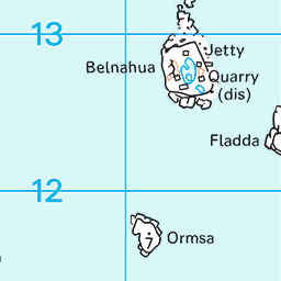 Isle of Luing and the Slate Quarries - Route Map