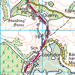 Dùn da Ghaoithe, near Craignure - Route Map