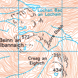 Beinn Resipol from Resipole campsite - Route Map