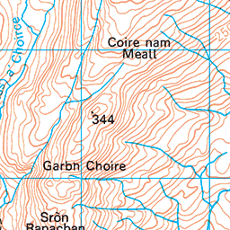 Beinn Resipol from Resipole campsite - Route Map