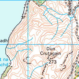 Cuan coast and moor circuit, near Ellenabeich, Isle of Seil - Route Map