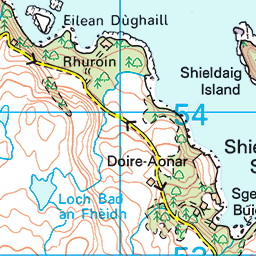 Shieldaig peninsula - Route Map