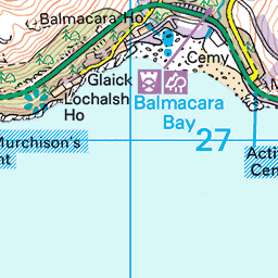 Balmacara to Kyle of Lochalsh - Route Map