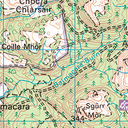 Balmacara to Kyle of Lochalsh - Route Map