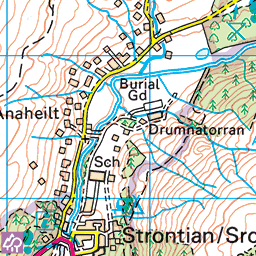 Strontian Lead Mines via Ariundle Oakwoods - Route Map
