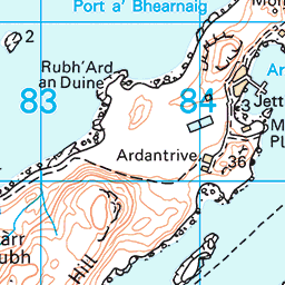 Gylen Castle circuit, Isle of Kerrera - Route Map