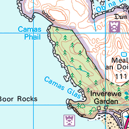 Loch Kernsary round, Poolewe - Route Map