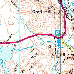Loch Kernsary round, Poolewe - Route Map