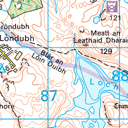 Loch Kernsary round, Poolewe - Route Map