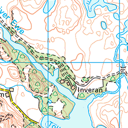 Loch Kernsary round, Poolewe - Route Map