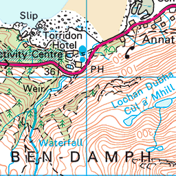 Aird Mhòr and the Falls of Balgy - Route Map
