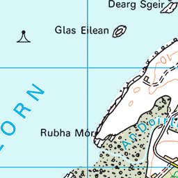 Isle of Eriska circuit, near Benderloch - Route Map