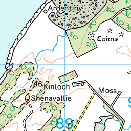 Isle of Eriska circuit, near Benderloch - Route Map