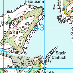 Isle of Eriska circuit, near Benderloch - Route Map