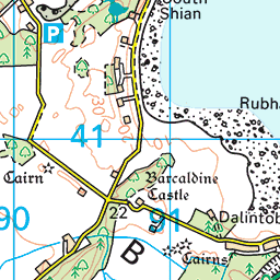Isle of Eriska circuit, near Benderloch - Route Map
