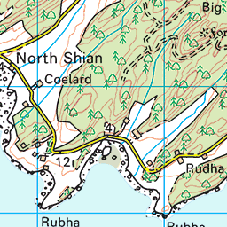 Isle of Eriska circuit, near Benderloch - Route Map