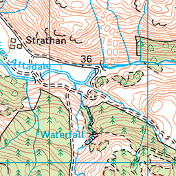 Loch an Iasaich, Attadale - Route Map