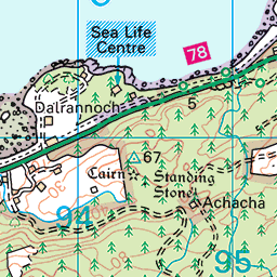 Isle of Eriska circuit, near Benderloch - Route Map