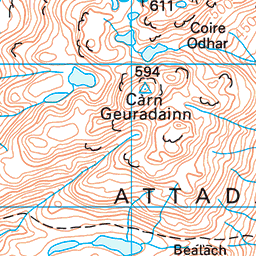 Loch an Iasaich, Attadale - Route Map