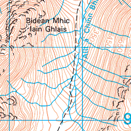 Sgùrr Mhurlagain and Fraoch Bheinn, Loch Arkaig - Route Map
