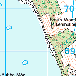Kilmichael archeology walk, Glecknabrae - Route Map