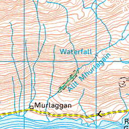 Sgùrr Mhurlagain and Fraoch Bheinn, Loch Arkaig - Route Map