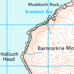 Drummore and Castle Clanyard, Drummore - Route Map