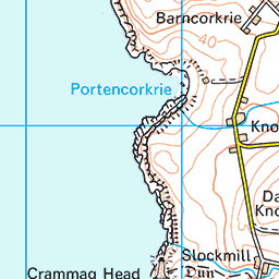 Drummore and Castle Clanyard, Drummore - Route Map