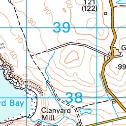 Drummore and Castle Clanyard, Drummore - Route Map