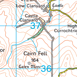 Drummore and Castle Clanyard, Drummore - Route Map