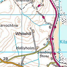 Drummore and Castle Clanyard, Drummore - Route Map