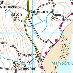 Drummore and Castle Clanyard, Drummore - Route Map