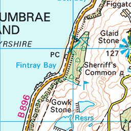 Fintry Bay, Great Cumbrae - Route Map
